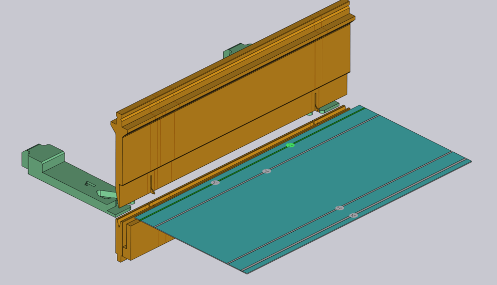 Changing the Bending Sequence - TRUMPF PRAXIS