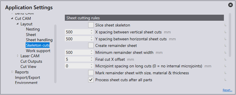 Skeleton Cuts - TRUMPF Flux